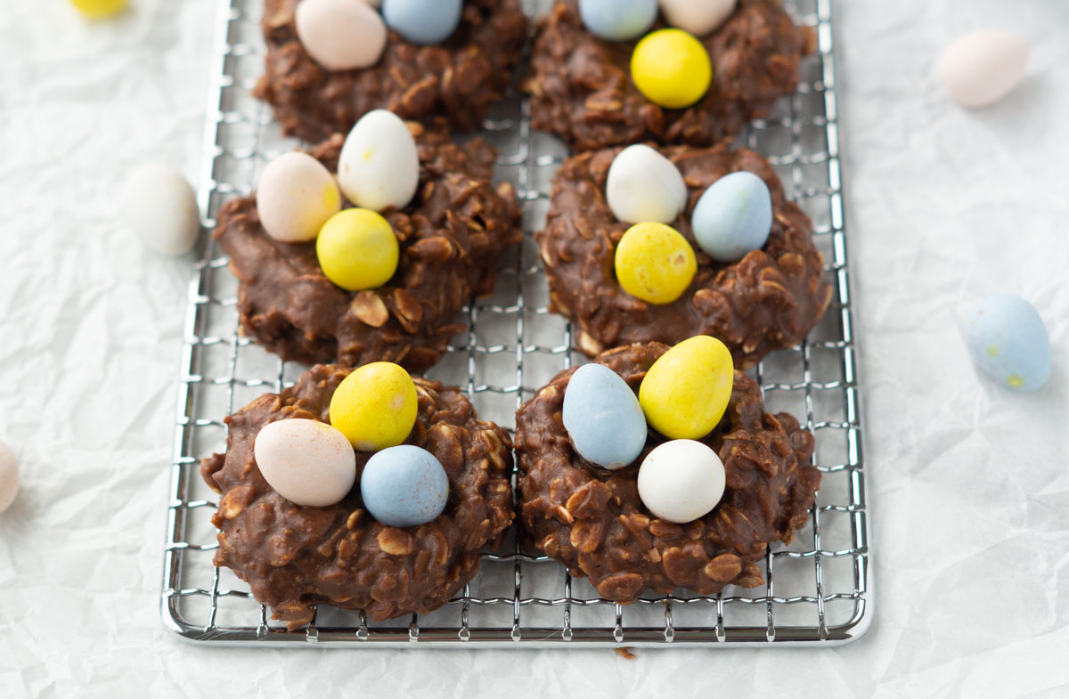 Cadbury Egg No-Bake Cookies | Begin With Balance