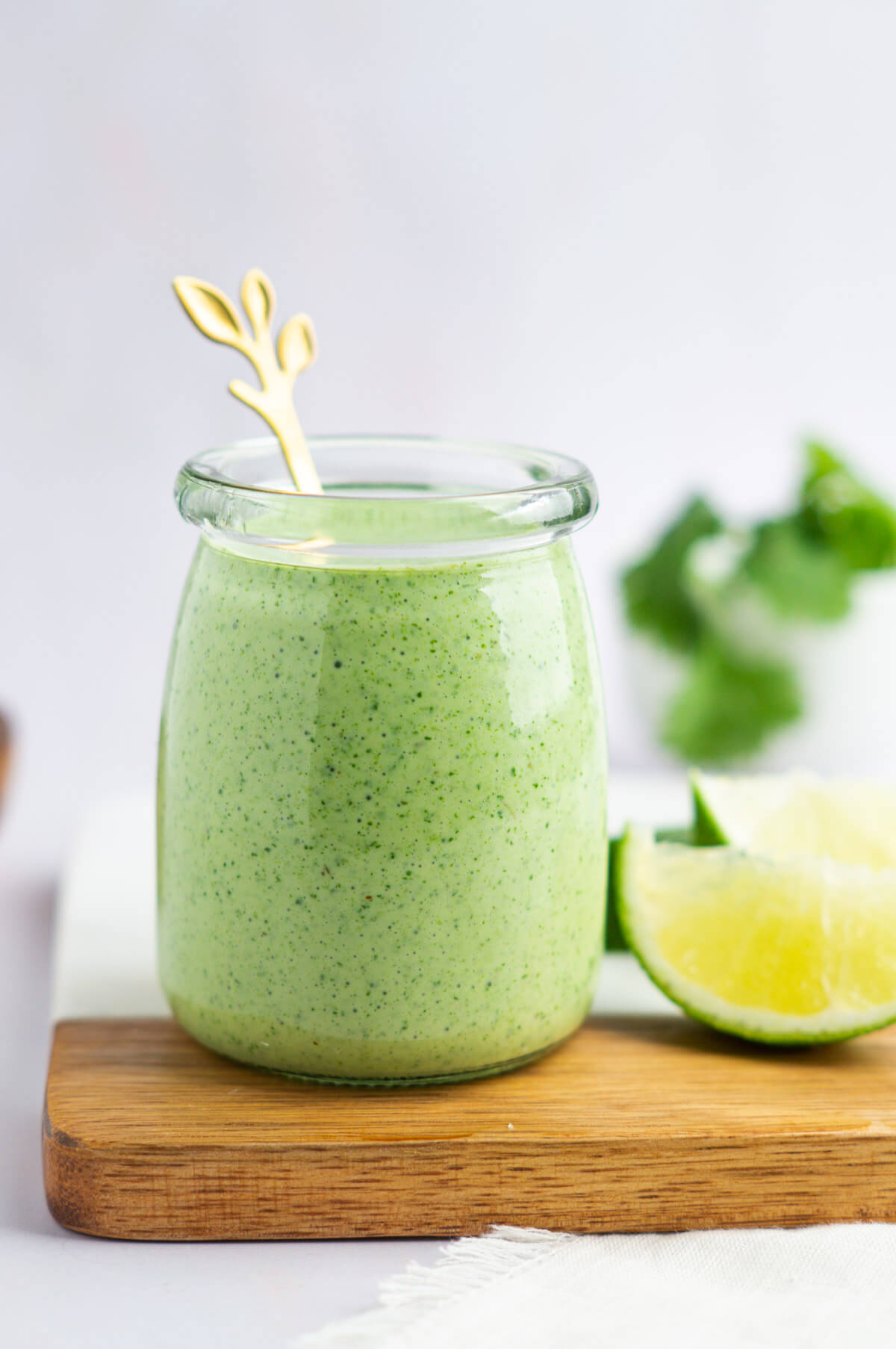 Easy Cilantro Lime Ranch | Begin With Balance