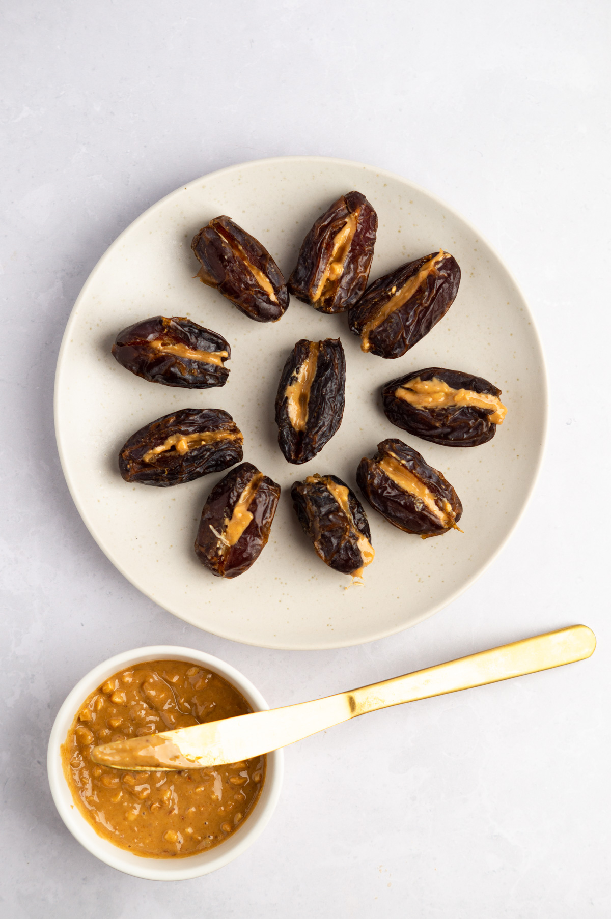 Easy Chocolate Covered Date Snickers | Begin With Balance