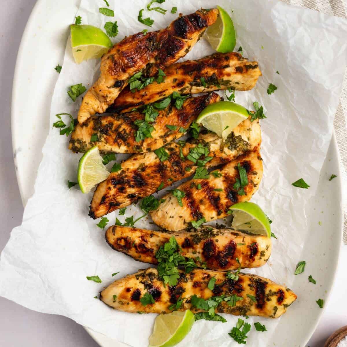 Grilled Cilantro Lime Ginger Chicken | Begin With Balance
