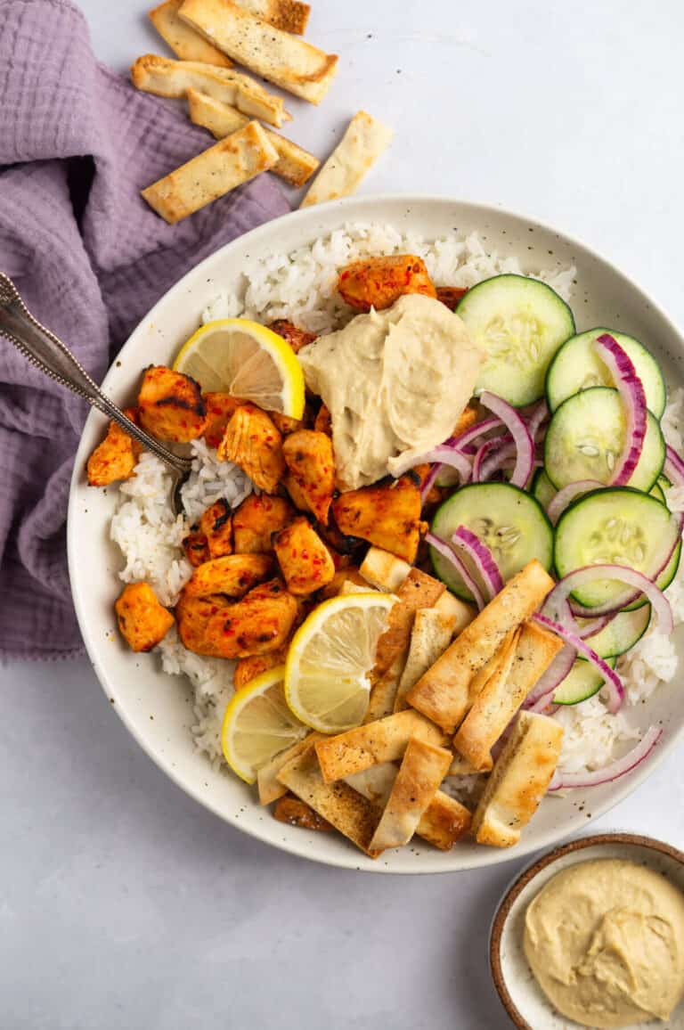 Homemade Cava Bowls with Harissa Honey Chicken | Begin With Balance