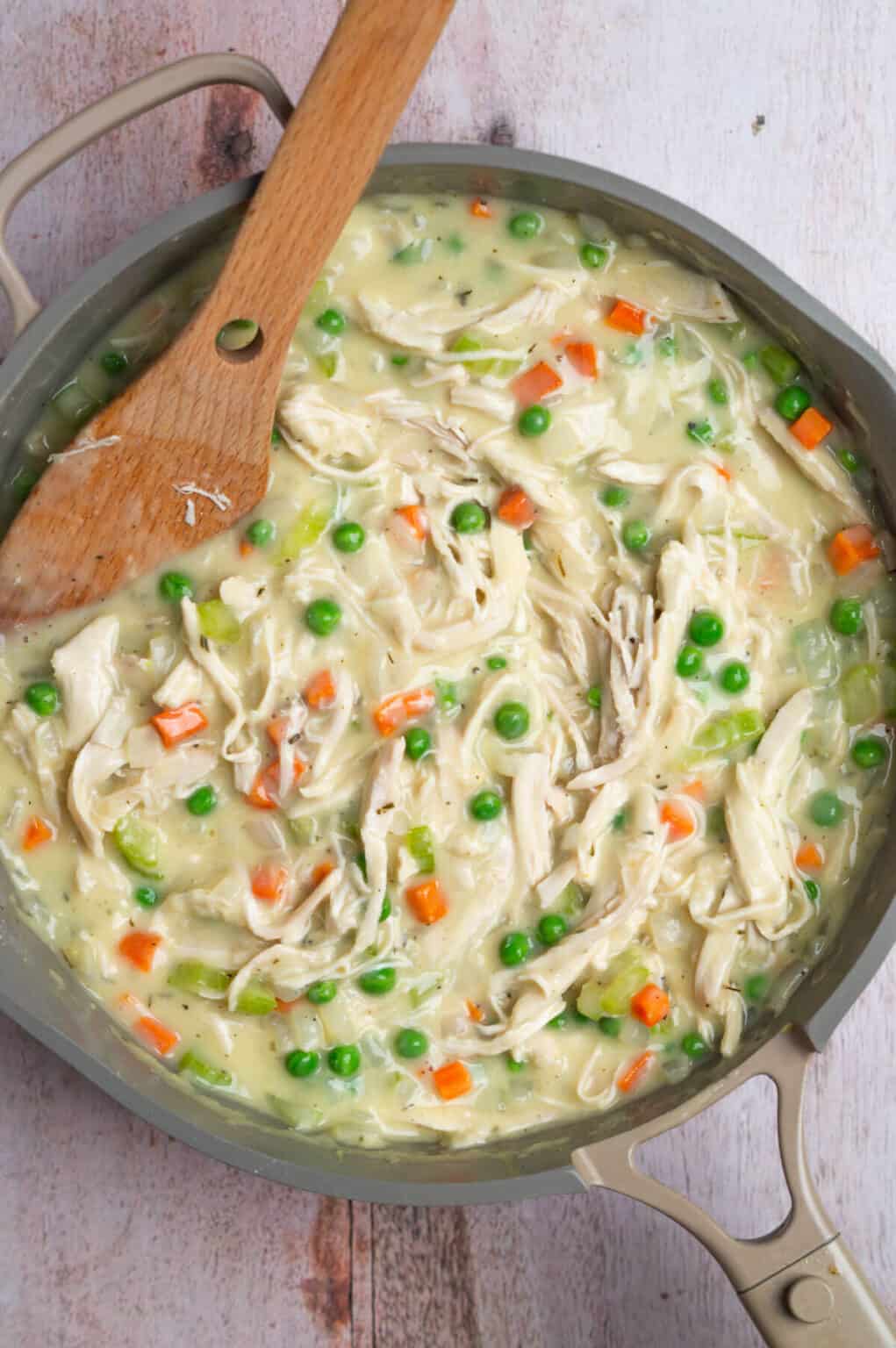 Easy Deconstructed Chicken Pot Pie | Begin With Balance