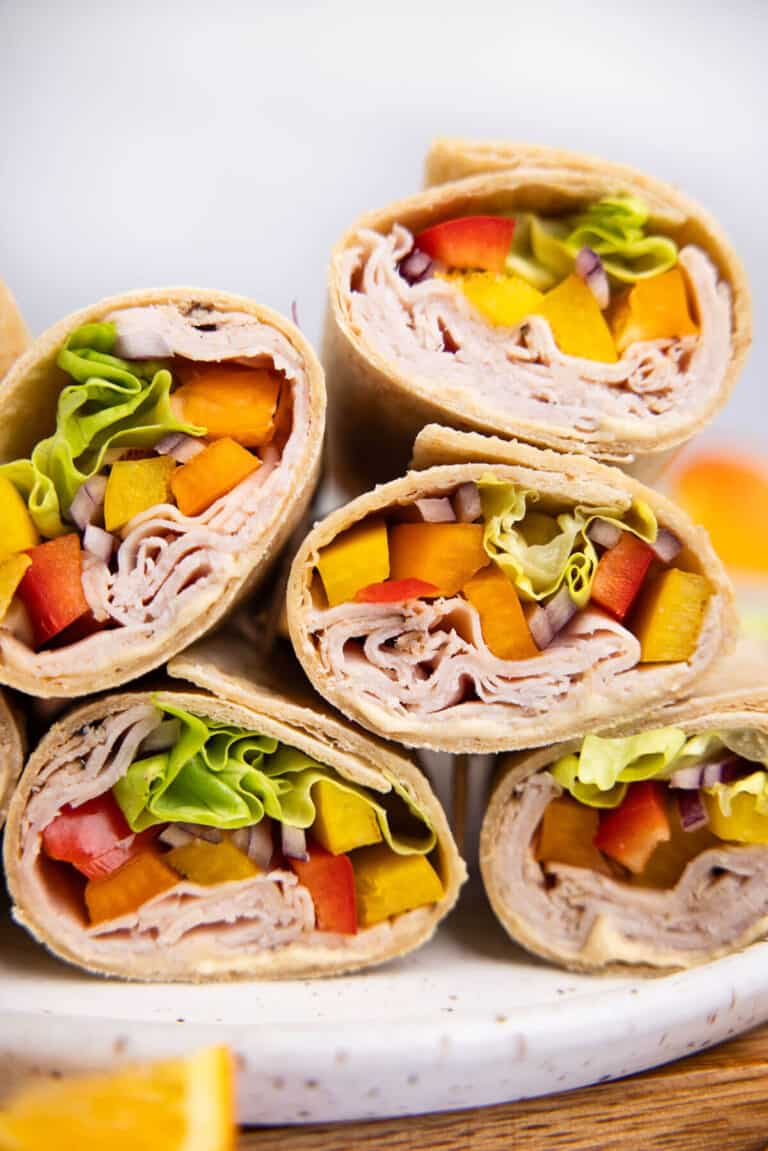 Turkey Hummus Wraps | Begin With Balance