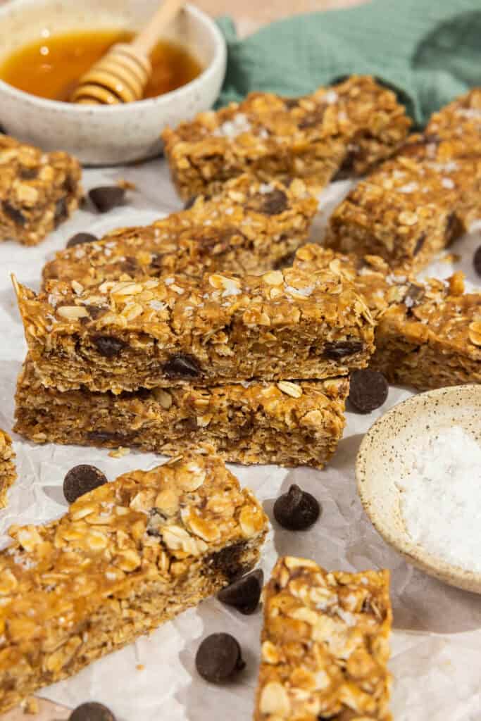 No-Bake Homemade Peanut Butter Energy Bars | Begin With Balance