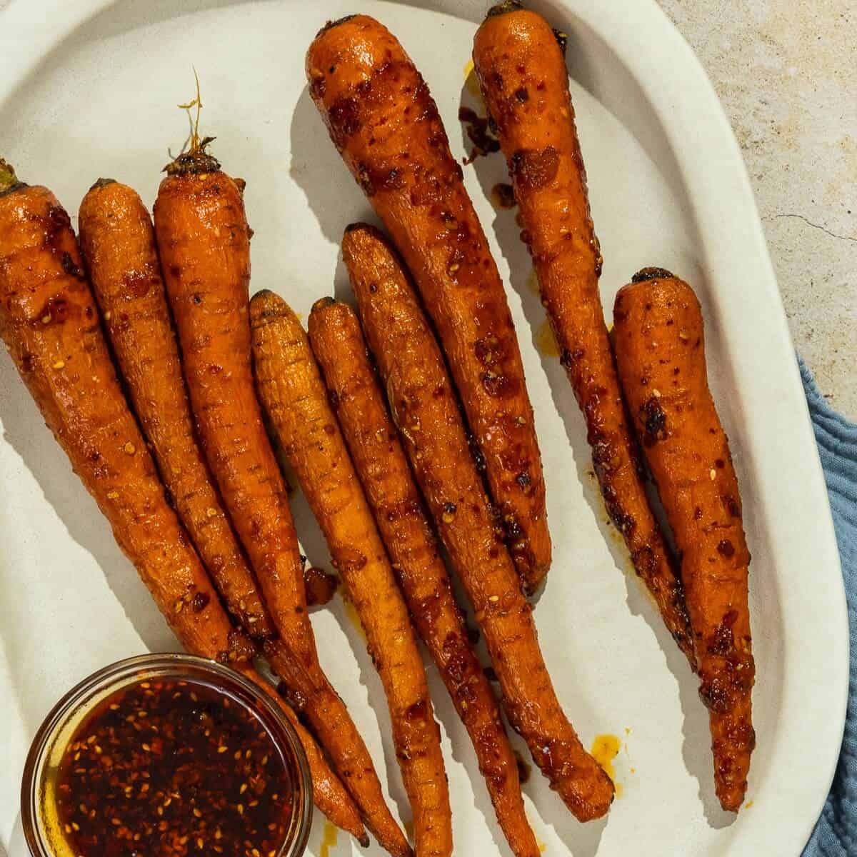 Roasted Apricot Glazed Carrots | Begin With Balance
