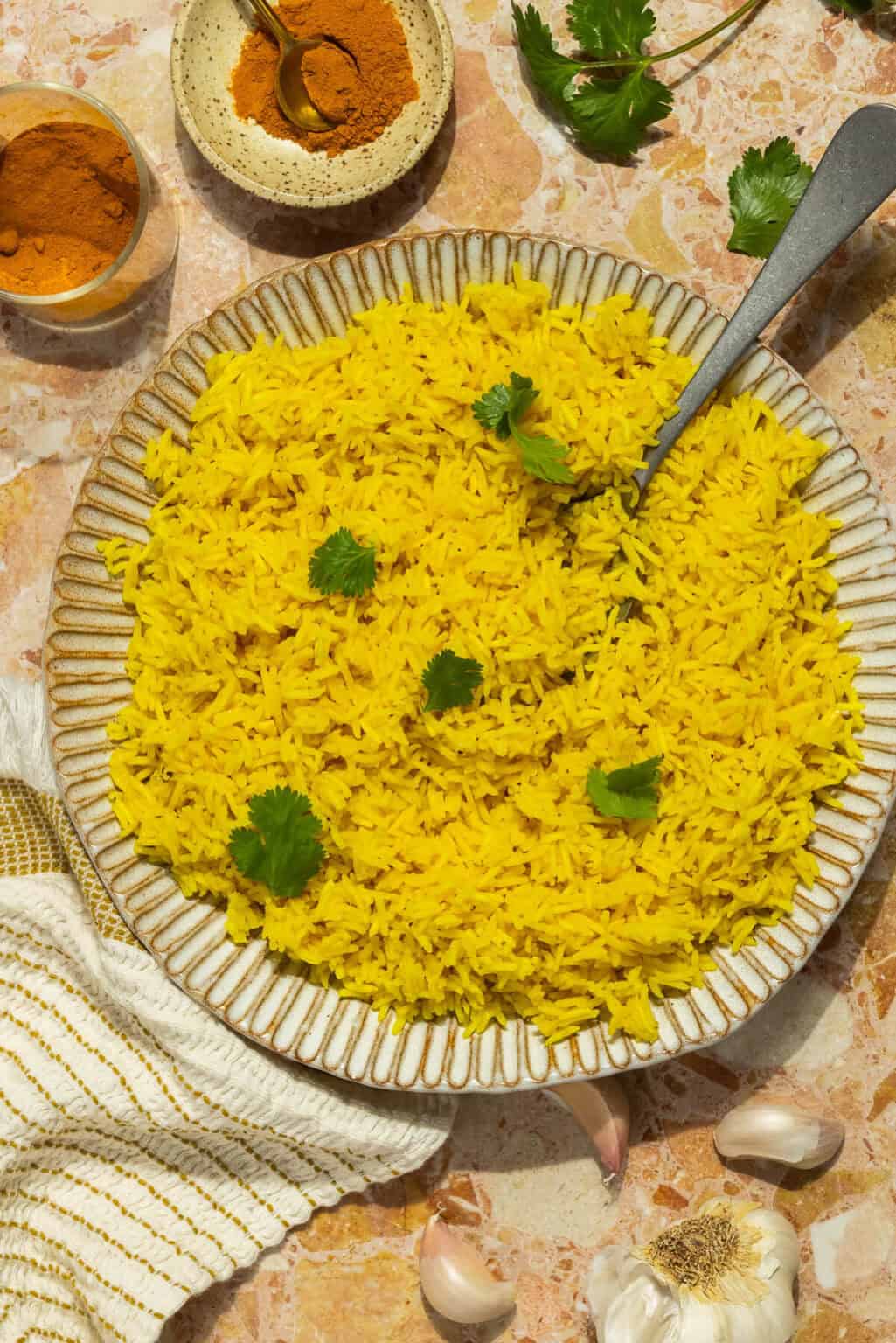 Easy Turmeric Rice Recipe | Begin With Balance