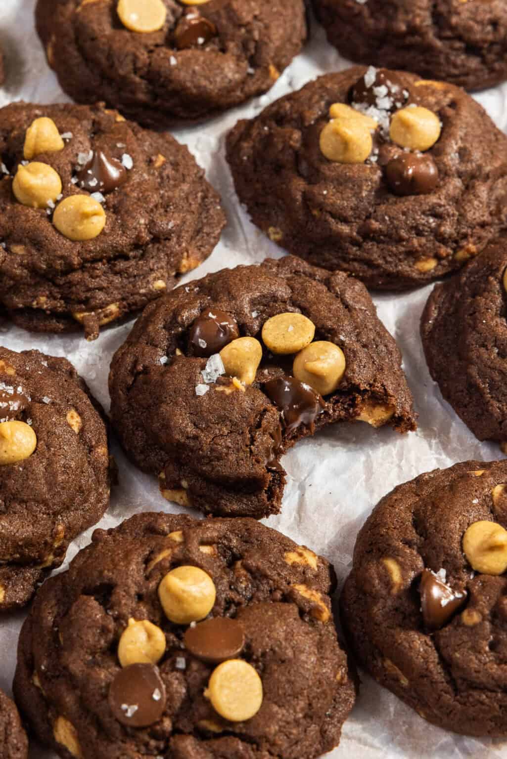 The Best Chocolate and Peanut Butter Chip Cookies | Begin With Balance
